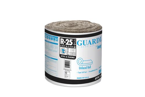 Guardian R-25 Unfaced Fiberglass Insulation Roll 15" x 18' (22.5 sq. ft ...