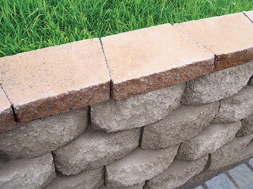 Block Retaining Wall Capstones