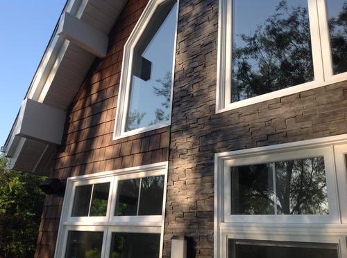 Novik® Dry Stack Stone Polymer Siding Panel at Menards®